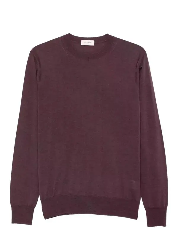 PAOLO PECORA Fine-knit Sweater - Purple