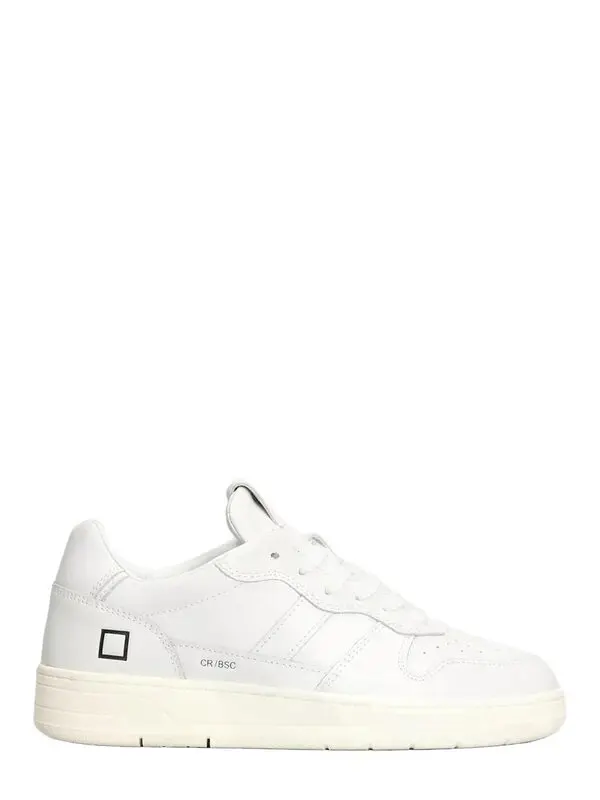 D.a.t.e. Court 2.0 Basic Perforated Panelled Low-top Sneakers - White