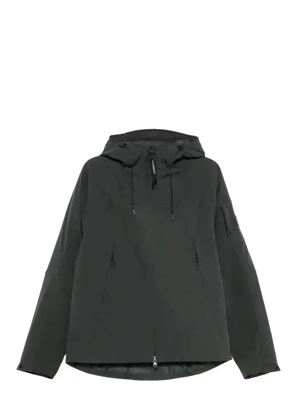 C.P. COMPANY Lens-detail Hooded Jacket - Grey