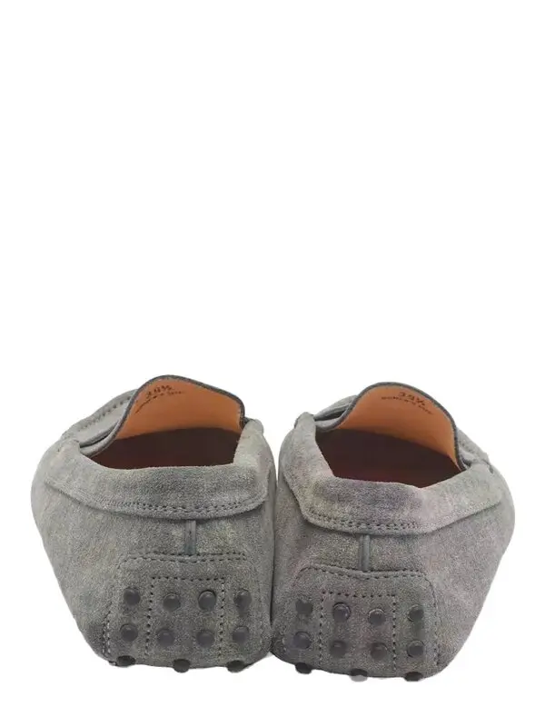 TOD'S Gommino Suede Loafers - Grey
