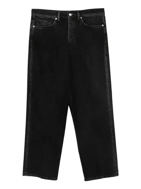 NINE:INTHE:MORNING Belt-loop Five-pocket Jeans - Black