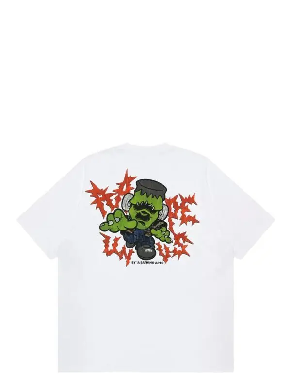 AAPE BY *A BATHING APE Graphic-print T-shirt - White