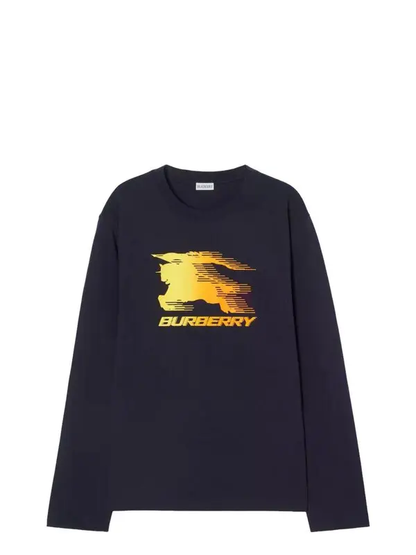 Burberry Long Sleeve Sweatshirt - Blue