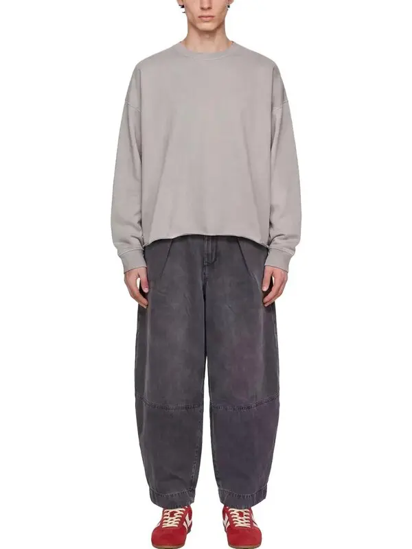 You Must Create Studio Raw-edge Sweatshirt - Grey