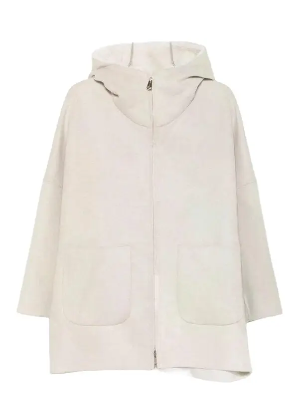 MANZONI 24 Hooded Patch-pocket Jacket - Neutrals