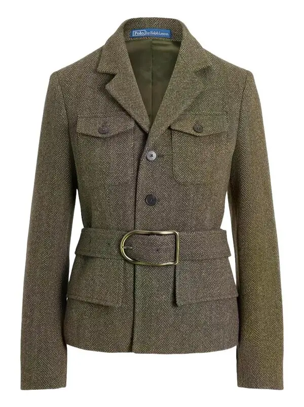 Polo Ralph Lauren Herringbone Utility Jacket - Green