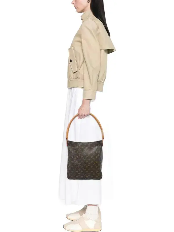 LOUIS VUITTON Monogram Looping Gm Shoulder Bag - Brown