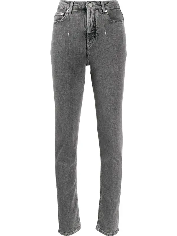 Alberta Ferretti Skinny Fit Jeans - Grey