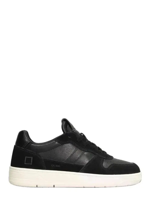D.a.t.e. Court 2.0 Perforated Panelled Sneakers - Black