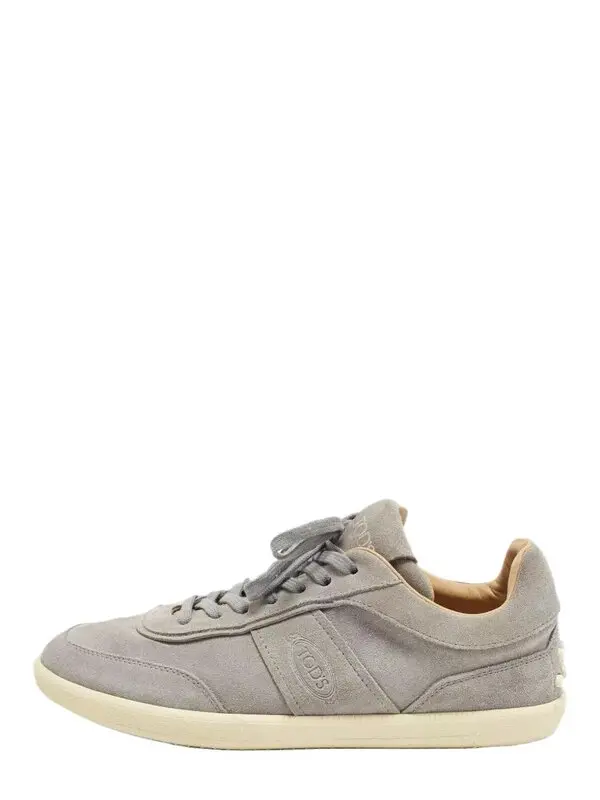 TOD'S Suede Low-top Sneakers - Grey