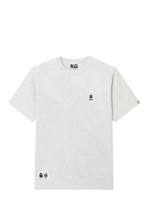 FINGERCROXX Embroidered-logo T-shirt - Grey