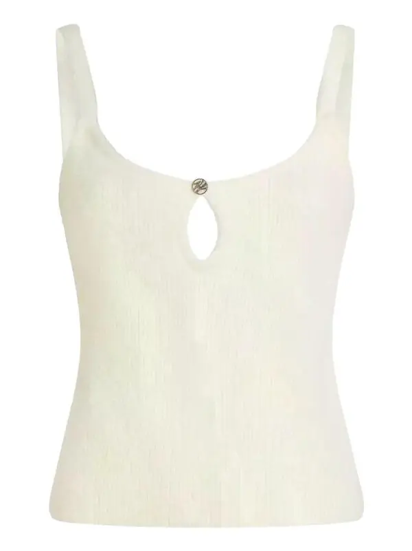 Karl Lagerfeld Fluffy Loungewear Tank Top - Neutrals