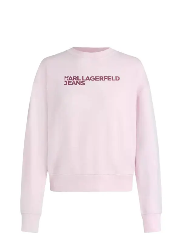 Karl Lagerfeld Logo Print Sweatshirt - Pink