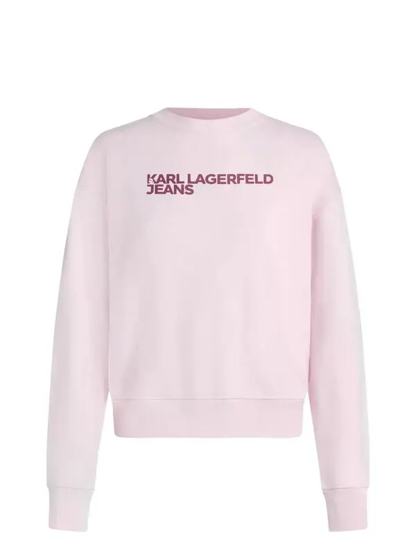 Karl Lagerfeld Logo Print Sweatshirt - Pink