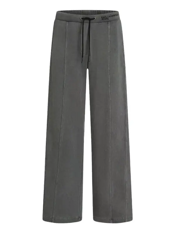 Karl Lagerfeld Relaxed Washed Sweatpants - Grey