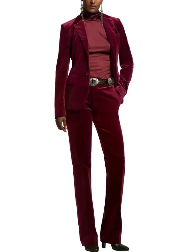 Ralph Lauren Chilton Halterneck Top - Red