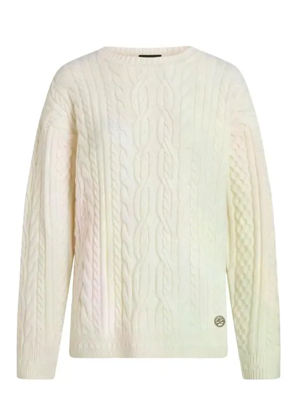 Karl Lagerfeld Chunky Cable-knit Sweater - Neutrals