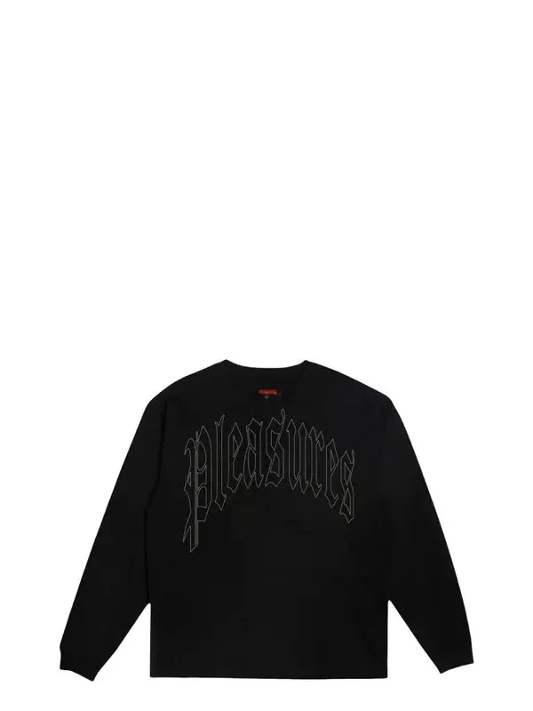PLEASURES Long Sleeve Sweatshirt - Black