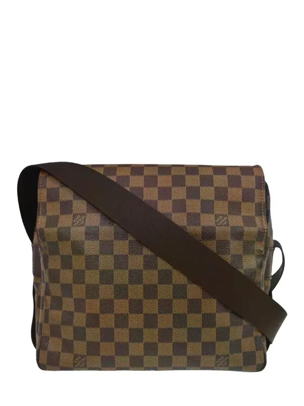 LOUIS VUITTON Damier Ebene Canvas Chequered Shoulder Bag - Brown