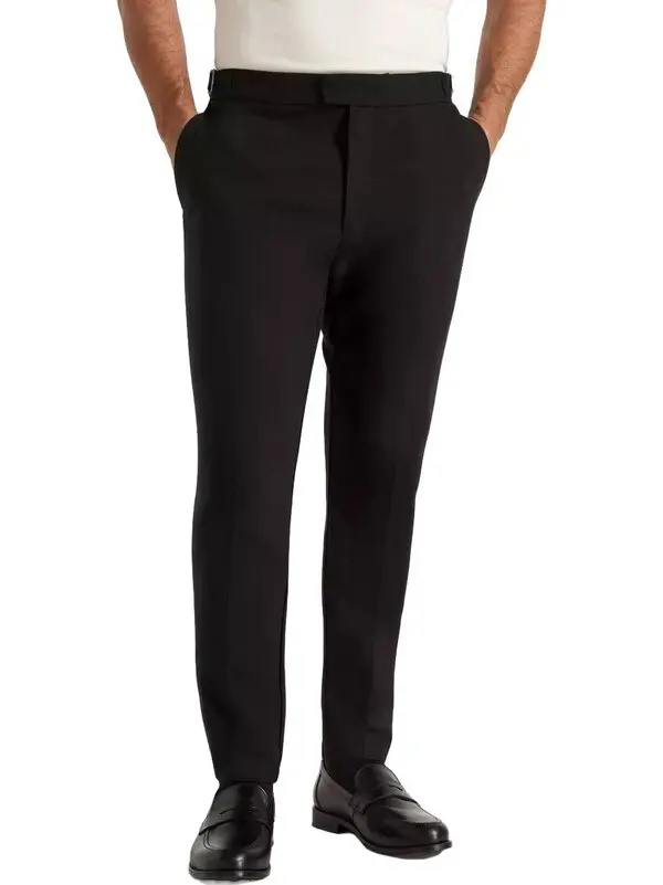 Manière De Voir Manierè De Voir Hubert Slim-fit Tailored Trousers - Black