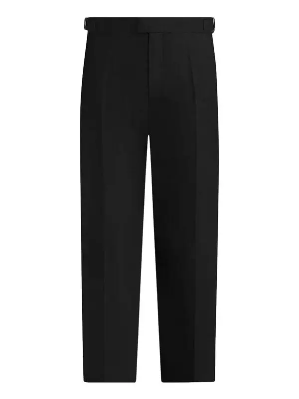 Manière De Voir Hubert Slim-fit Tailored Trousers - Black