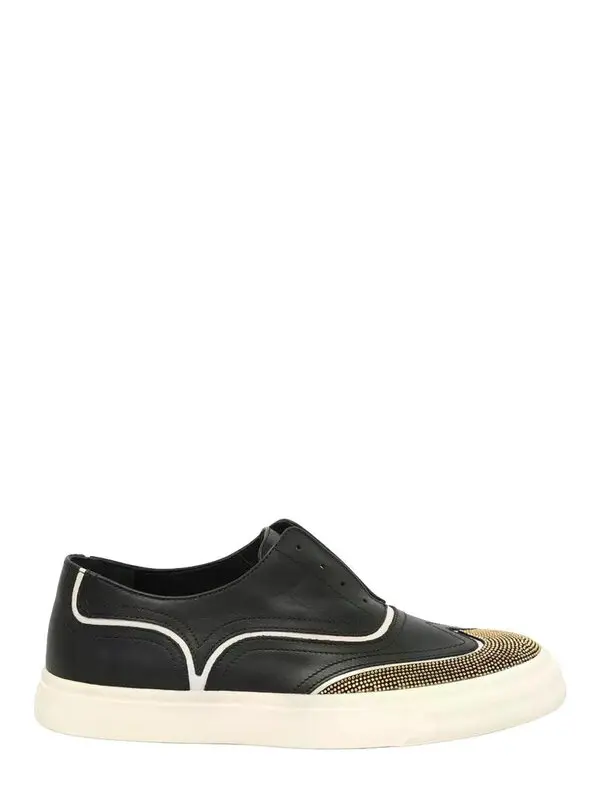 GIUSEPPE ZANOTTI Crystal Embellished Sneakers - Black
