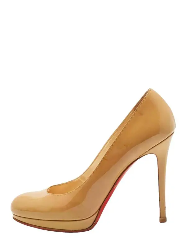CHRISTIAN LOUBOUTIN Simple Almond-toe Pumps - Neutrals
