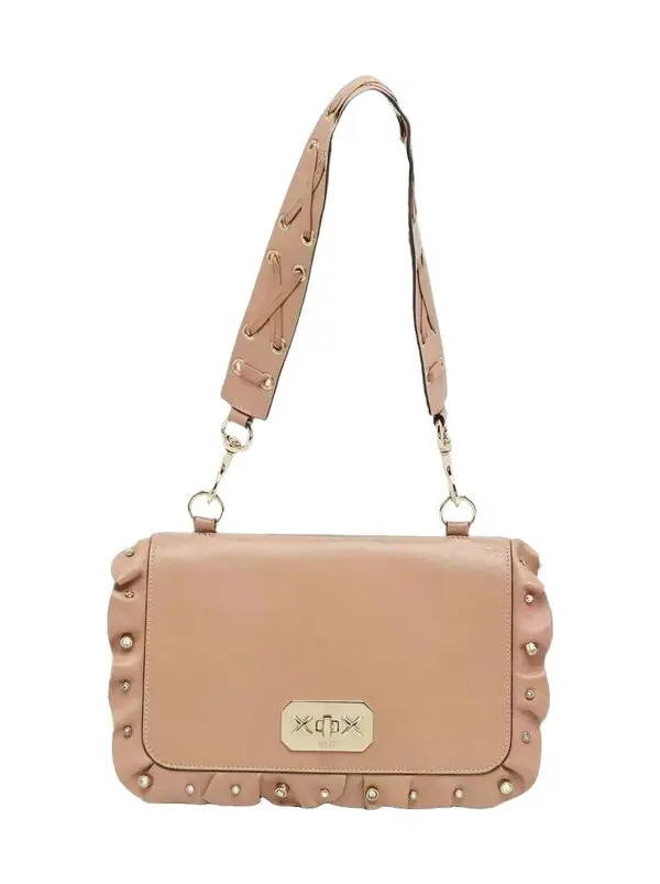Red Valentino Rock Ruffled Shoulder Bag - Pink