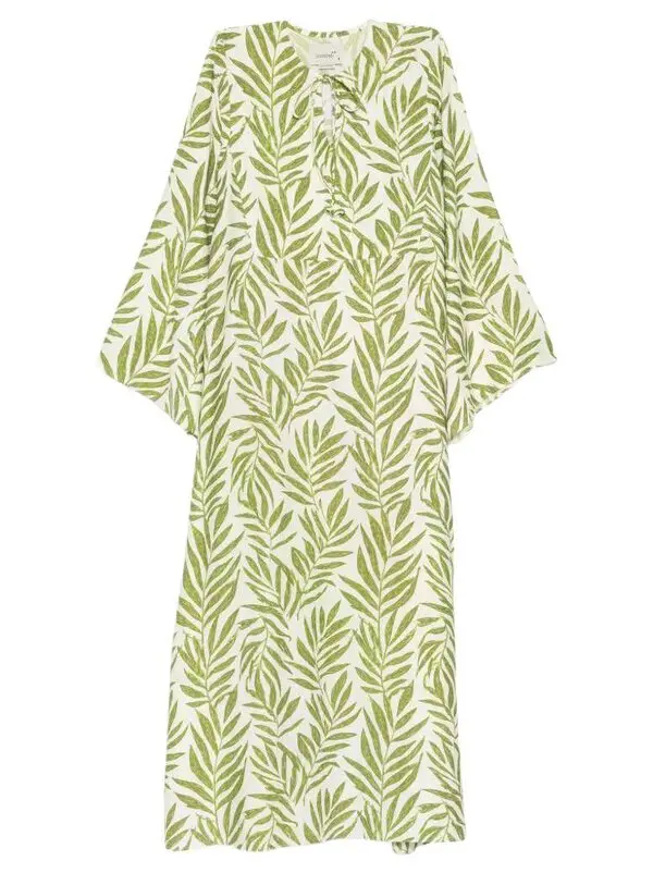BAMBAH Naira Moza Dress - Green