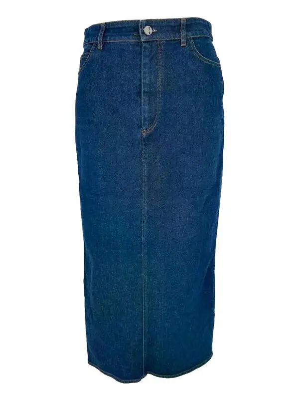 Victoria Beckham High-rise Midi Skirt - Blue