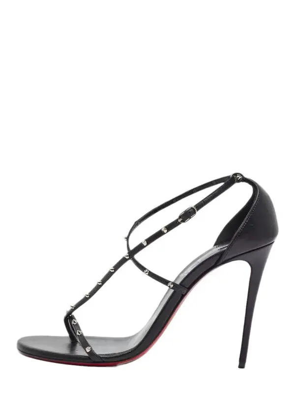 CHRISTIAN LOUBOUTIN Riojana Spikes Strappy Heeled Sandals - Black