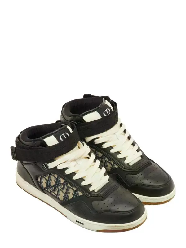 Dior B27 High Top Sneakers - Black