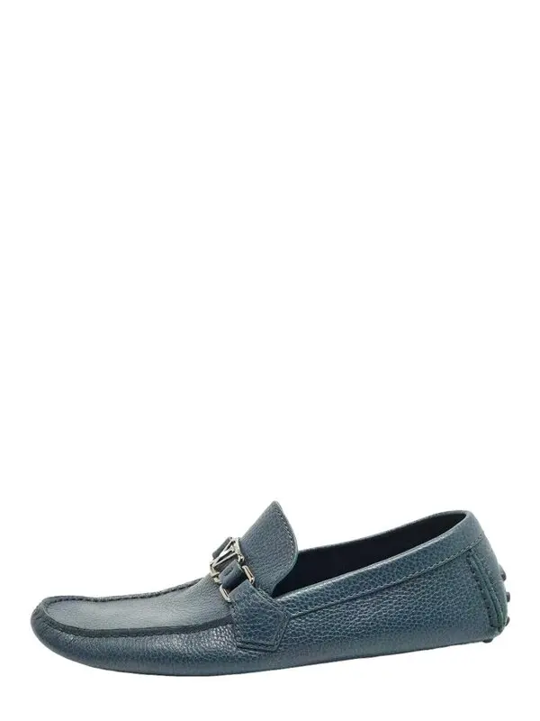 LOUIS VUITTON Hockenheim Leather Loafers - Blue