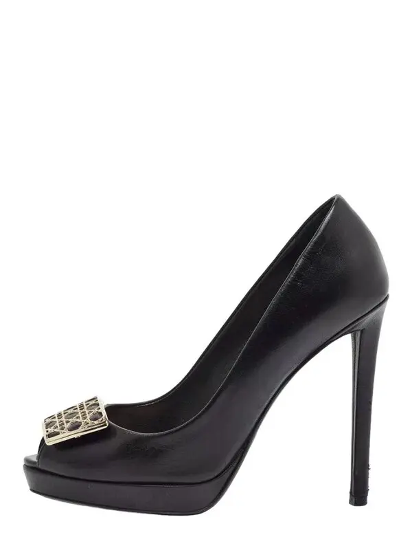 Dior Cannage-plaque Pumps - Black