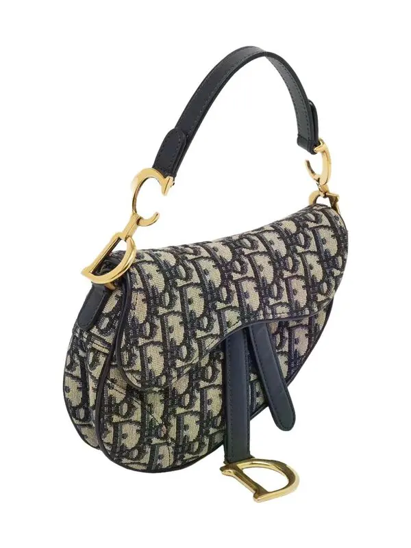 Dior Mini Saddle Oblique Shoulder Bag - Blue