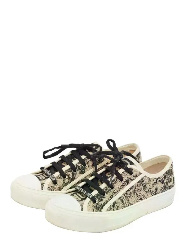 Dior Walk'n' Embroidered Sneakers - Neutrals