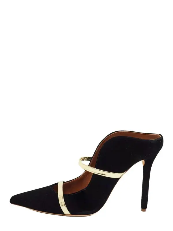 MALONE SOULIERS Maureen Velvet Pumps - Black