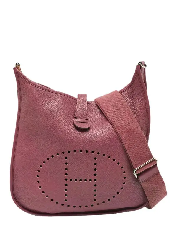 Hermès Gm Evelyne Iii Perforated Shoulder Bag - Pink