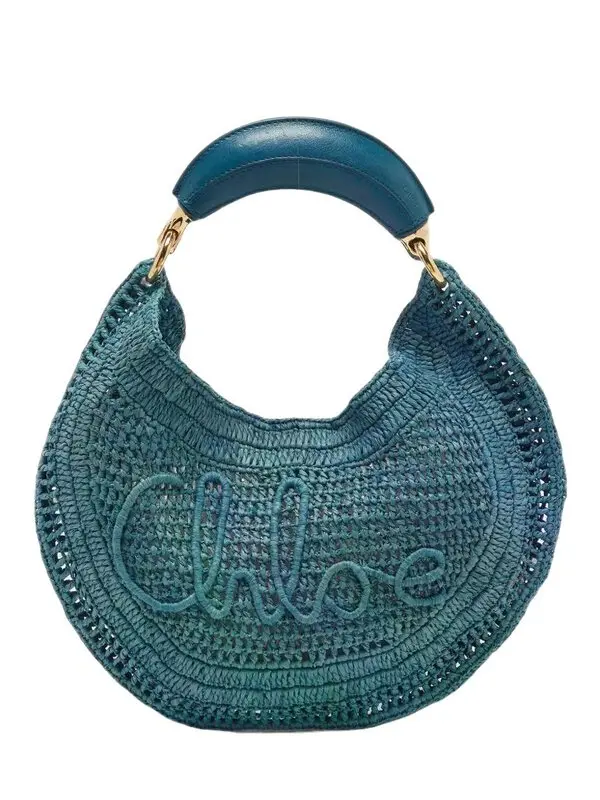 Chloé Raffia Handbag - Blue