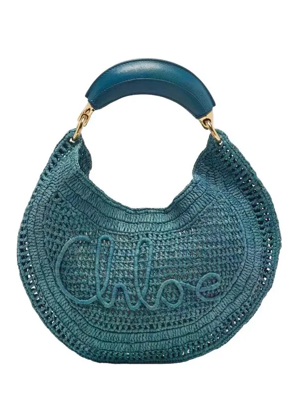 Chloé Raffia Handbag - Blue
