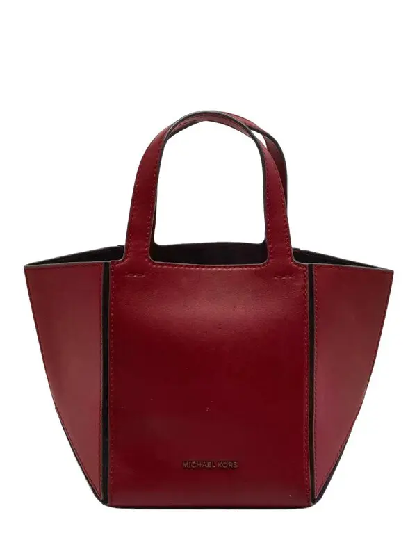 Michael Kors Jordi Leather Tote Bag - Red