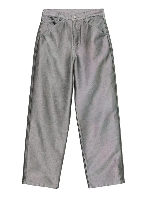 Calvin Klein Straight Leg Trousers - Grey