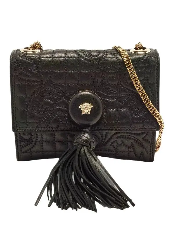 Versace Vanitas Barocco Shoulder Bag - Black