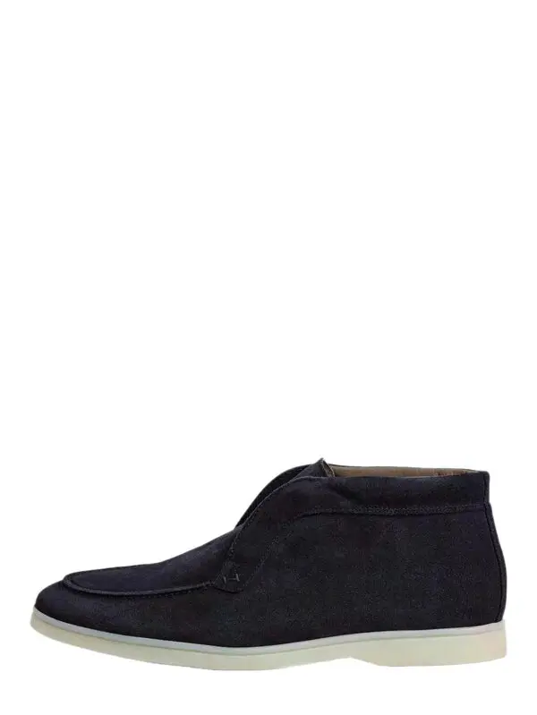 HACKETT LONDON Suede Almond Toe Boots - Blue