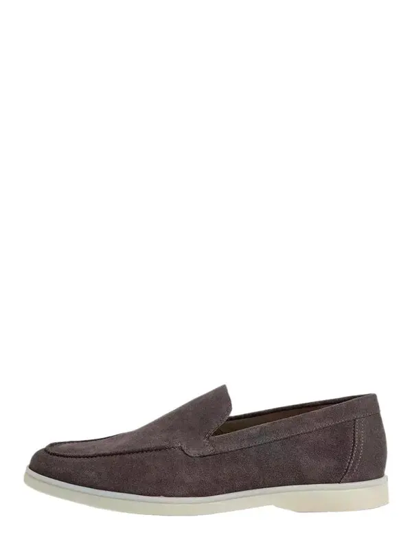 HACKETT LONDON Martin Suede Loafers - Brown