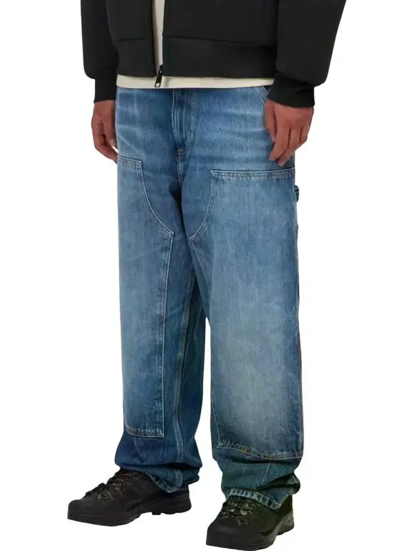 Carhartt Work In Progress Double Knee Smith Denim Pants - Blue