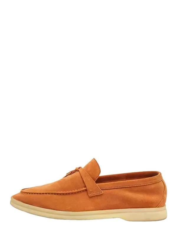 Loro Piana Summer Walk Loafers - Orange