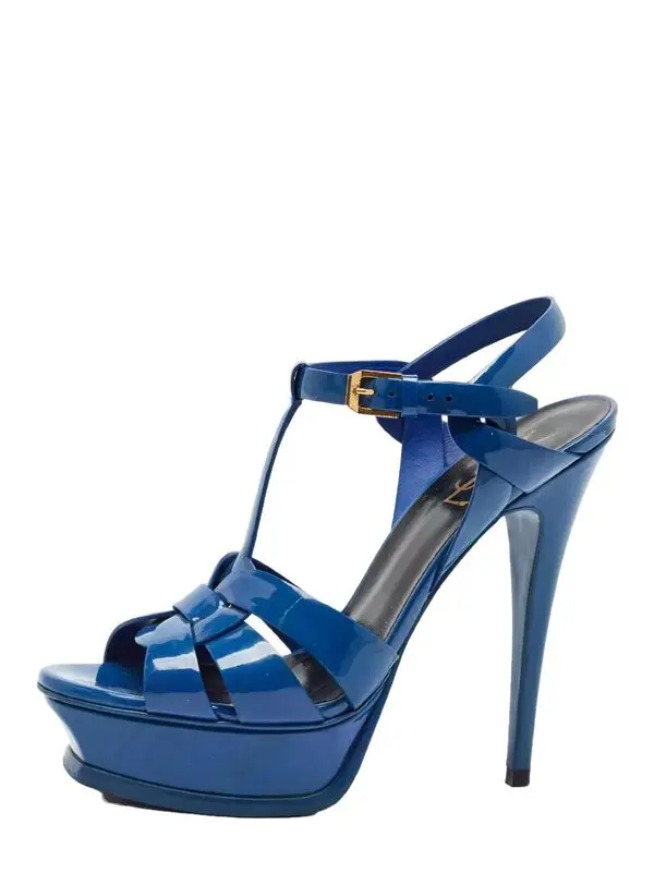 Saint Laurent Tribute Sandals - Blue
