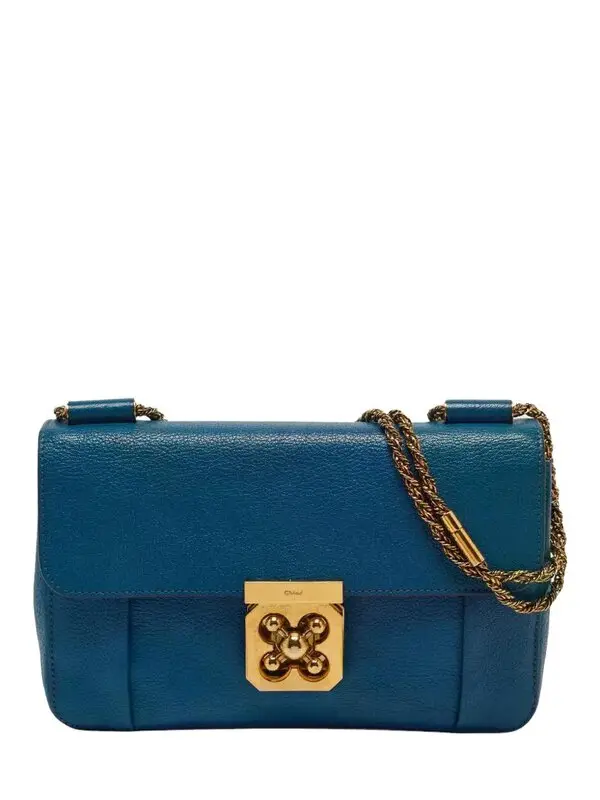 Chloé Elsie Turn-lock Shoulder Bag - Blue