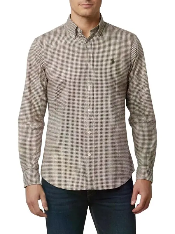 Polo Ralph Lauren Gingham Button-down Shirt - Brown